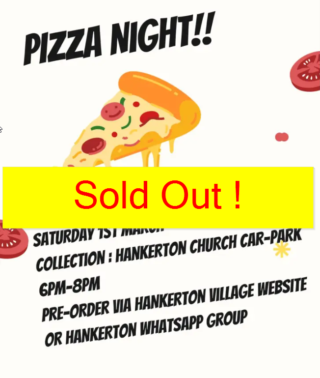 Pizza Night – Sold Out ! | Hankerton Village